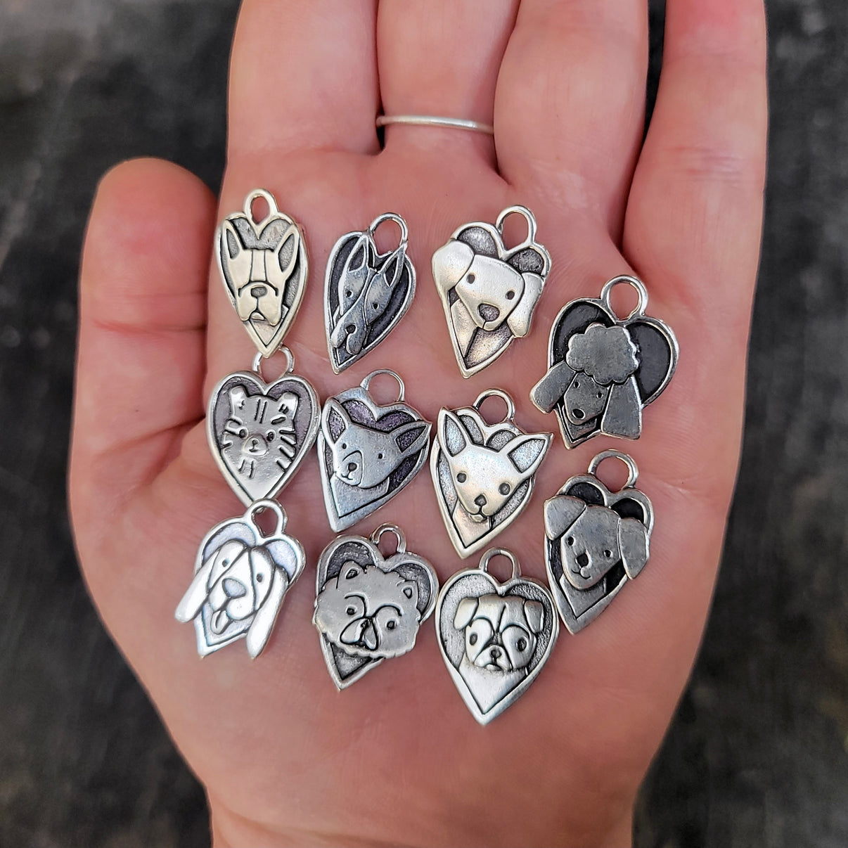 Dog Breed Charm - Choose Your Sterling Silver Dog Charm to Add to Brac ...